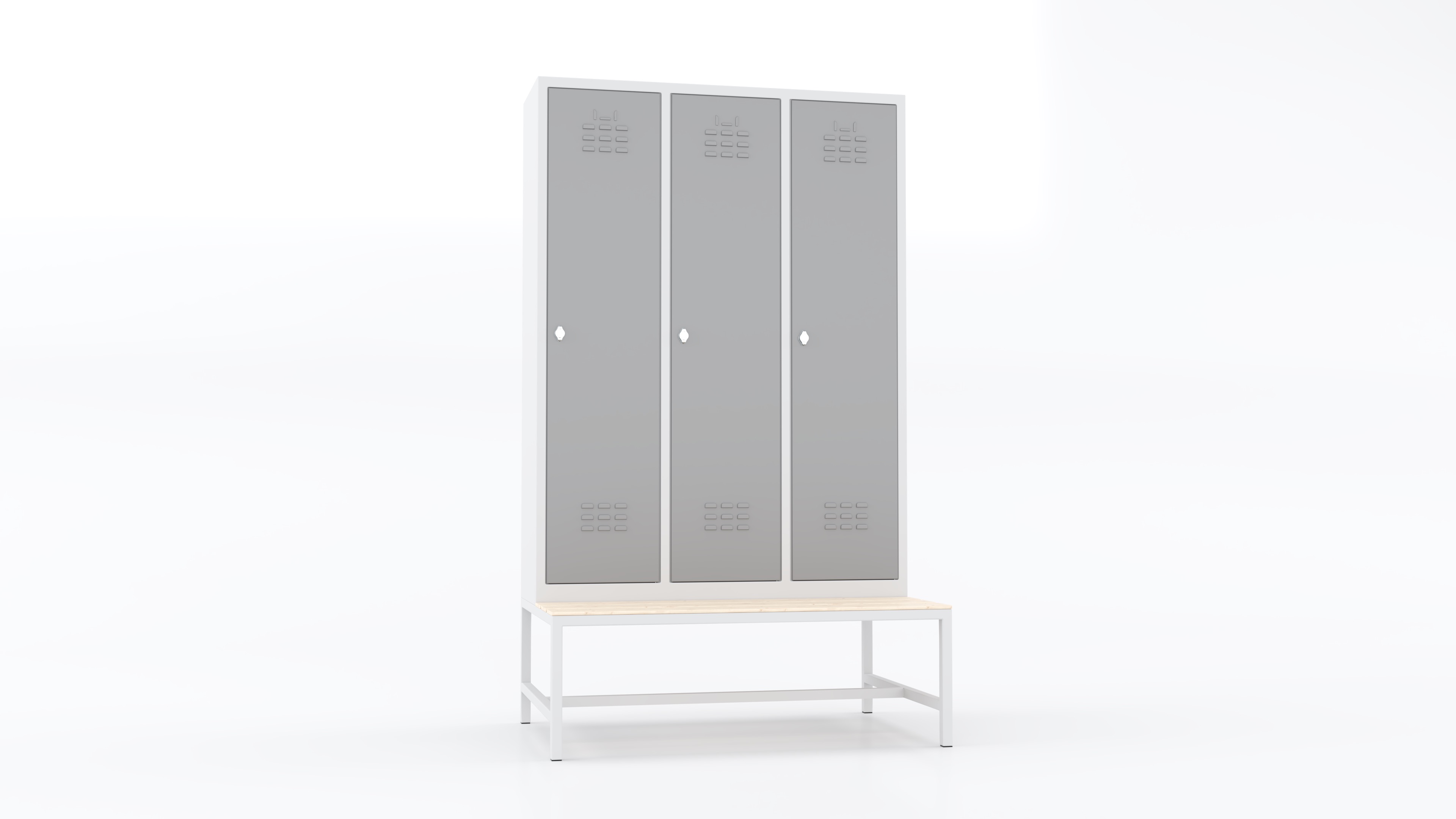 3-Seat Bench Locker | Durable Storage Solutions for Schools | Arma ...