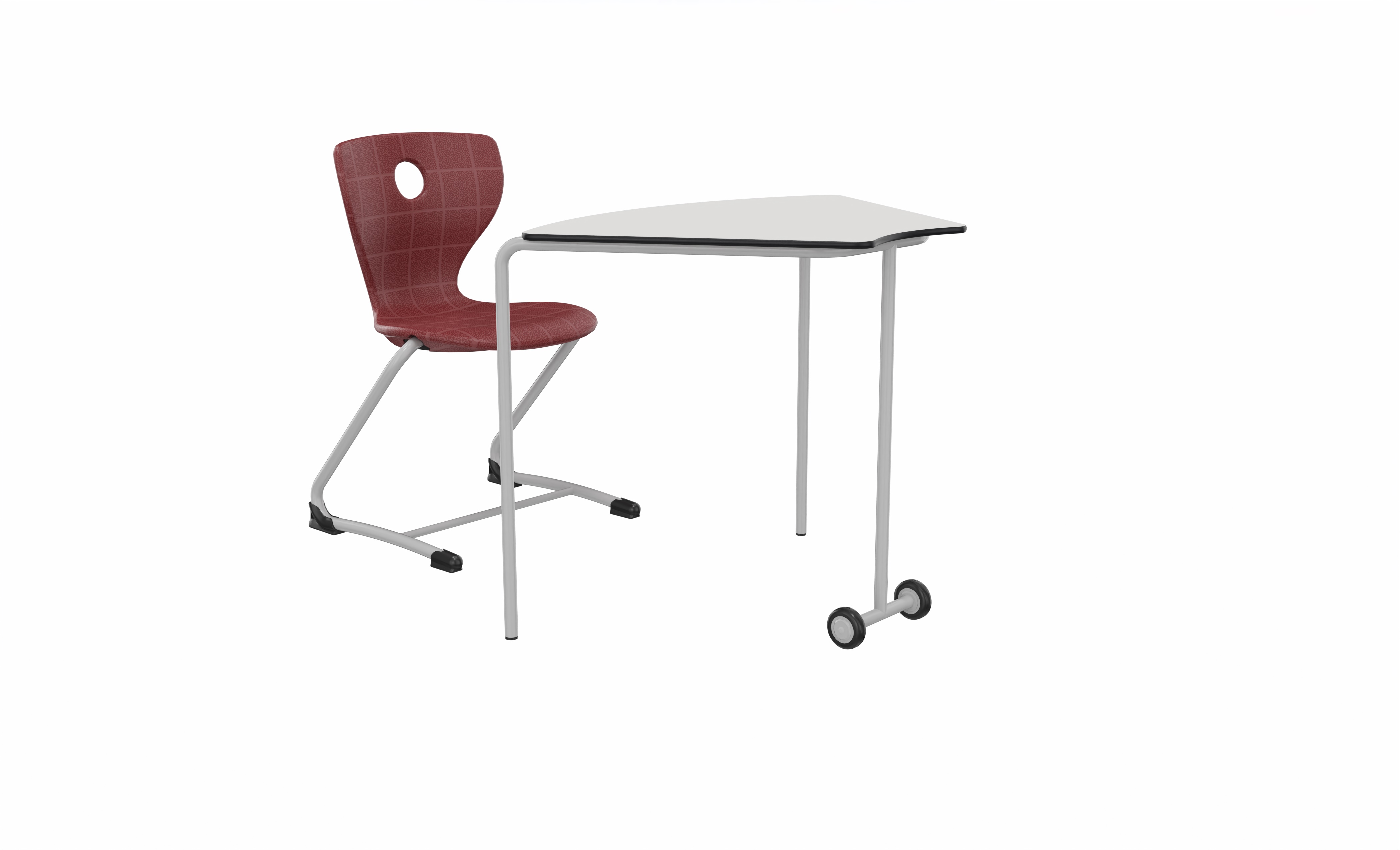 Pogo Single Person Compact Table - Space-Saving & Stylish Desk Solution