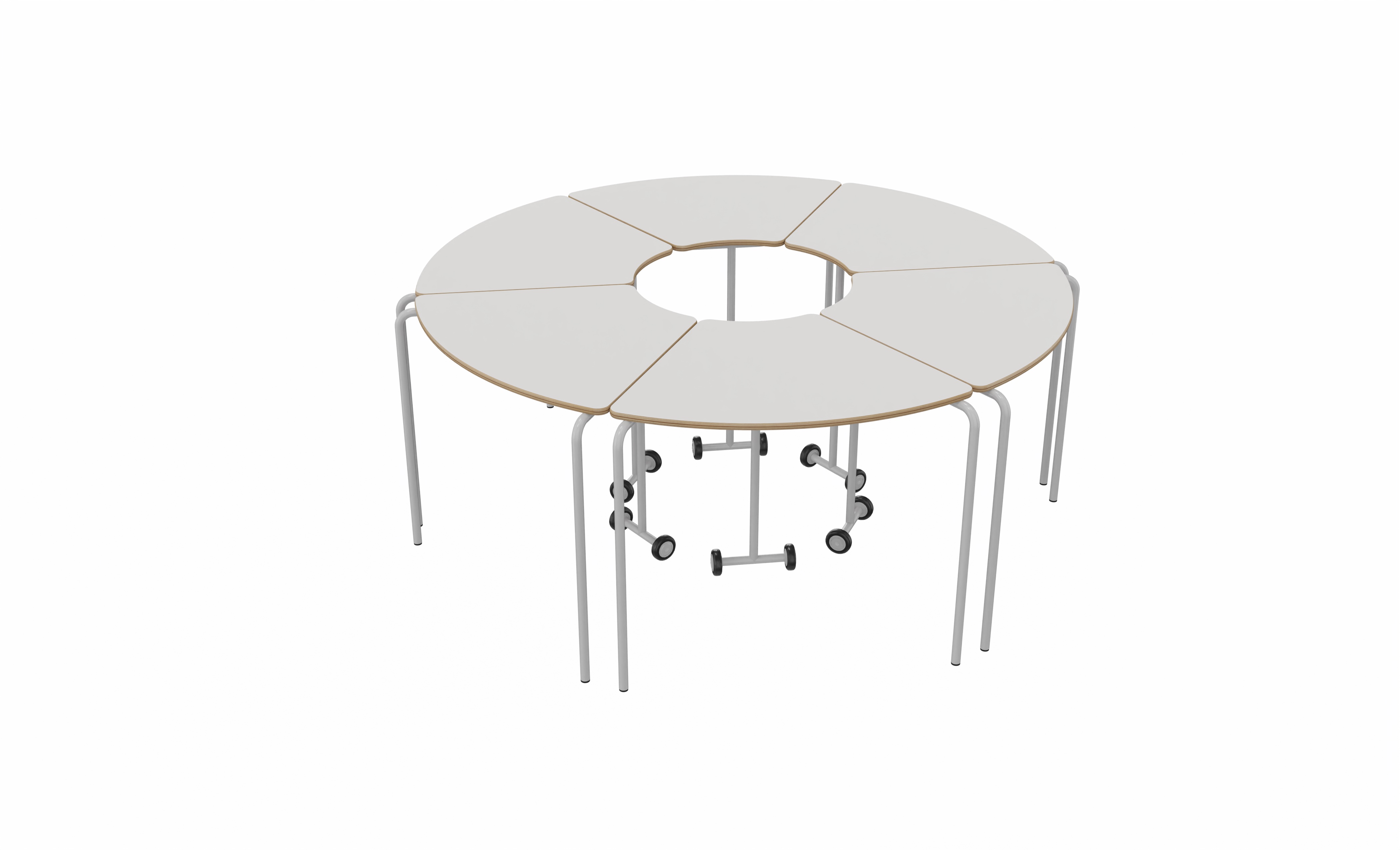 Pogo Single Person Compact Table - Space-Saving & Stylish Desk Solution