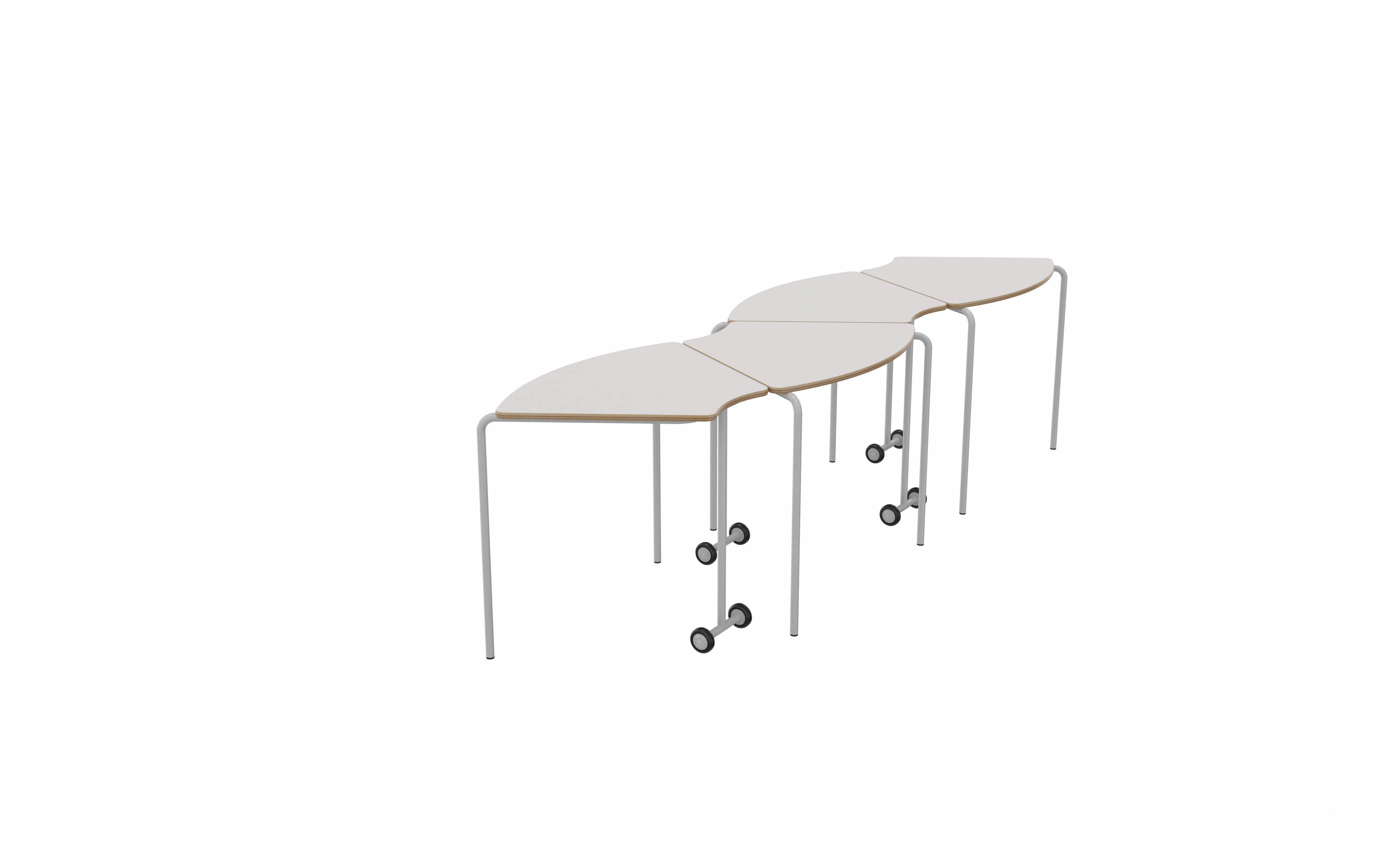 Pogo Single Person Compact Table - Space-Saving & Stylish Desk Solution